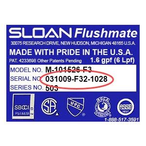 Flushmate 501-B Tank for Two-Piece Toilets (Discontinued ...